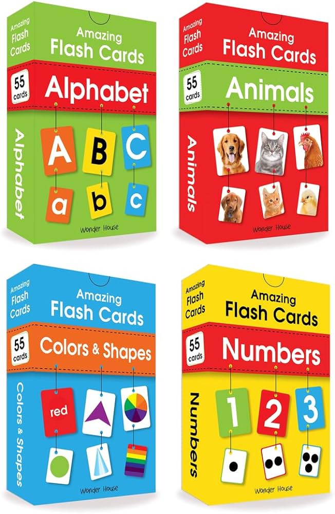 Buy Amazing Flash Cards Set Of 4 Boxes in Nepal | BIBLIONEPAL