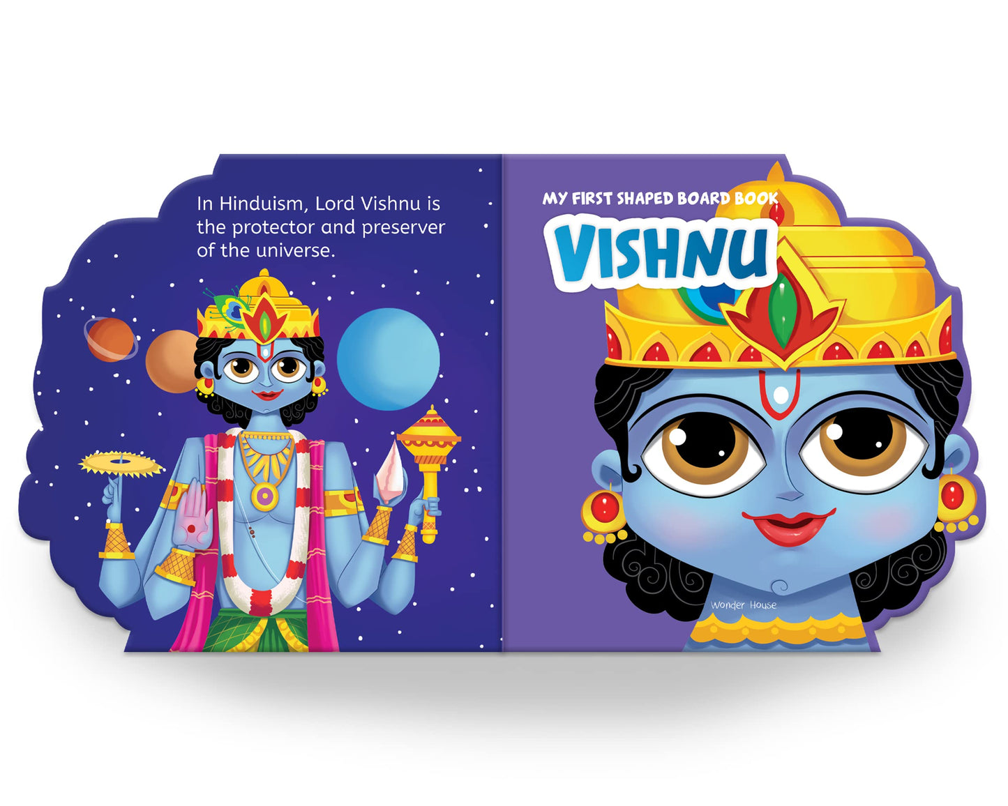Buy My First Shaped Board Book: Illustrated Vishnu in Nepal – BIBLIONEPAL