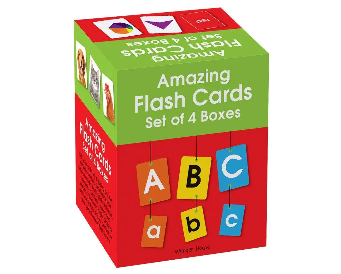 Buy Amazing Flash Cards Set Of 4 Boxes in Nepal | BIBLIONEPAL