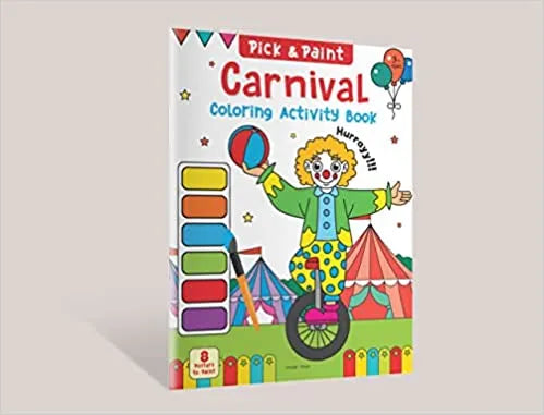 Pick and Paint Coloring Activity Book For Kids: Carnival – BIBLIONEPAL