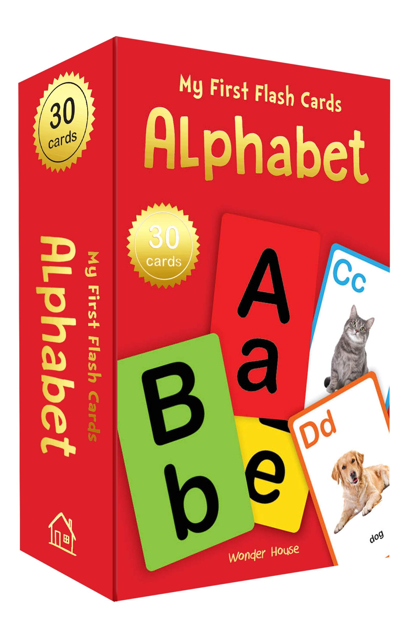 My First Flash Cards Alphabet: 30 Early Learning Flash Cards For Kids ...